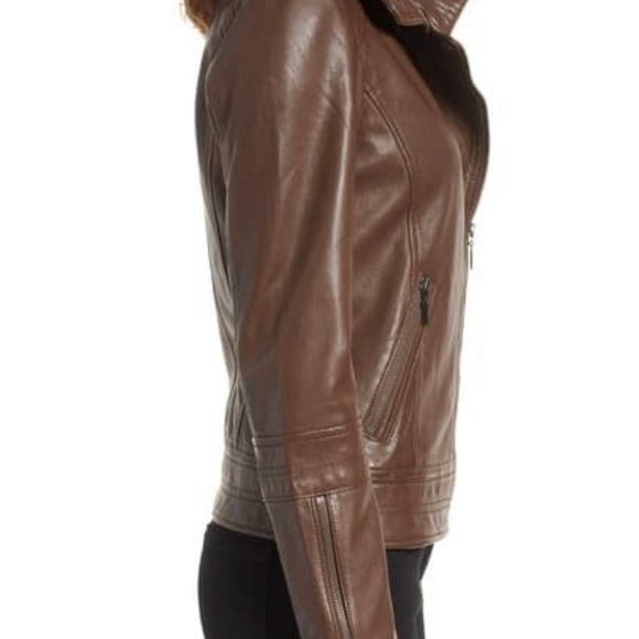 Bernardo | Jackets & Coats | Bernardo Leather Moto Jacket Nwt | Poshmark